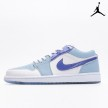 Air Jordan 1 Low 'Mighty Swooshers' Blue White-DM5442-040-Sale Online