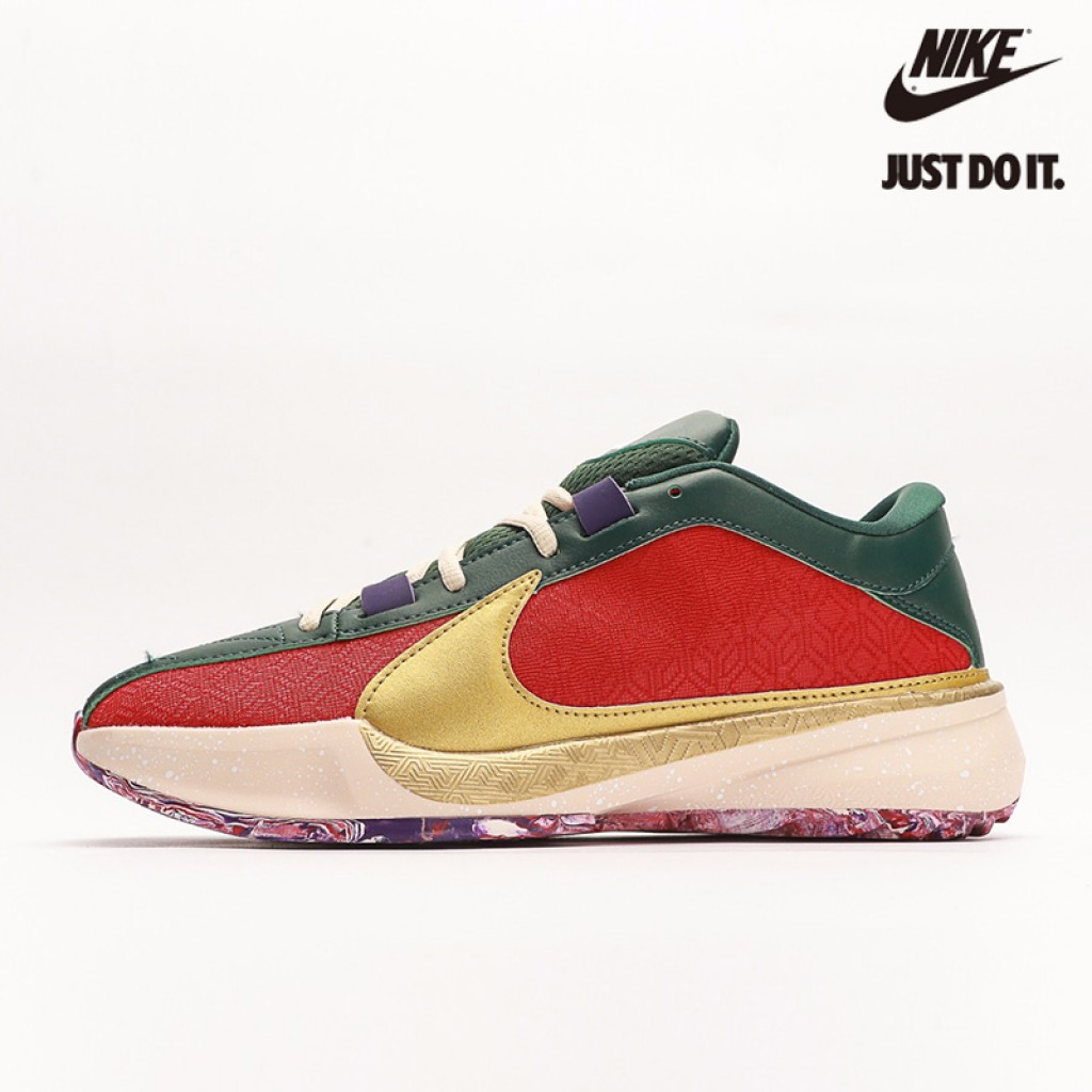 Nike Zoom Freak 5 Gym Red/Metallic Gold DZ2944-600
