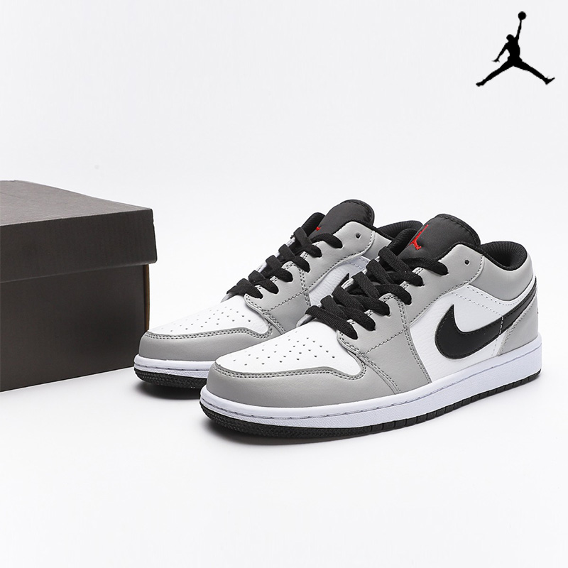 AIR JORDAN 1 LOW 'LIGHT SMOKE GREY' 553558-030
