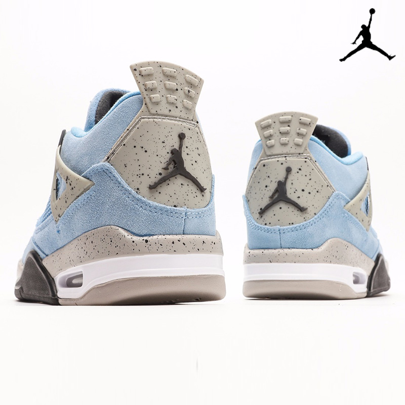 Air Jordan 4 Retro University Blue Tech Grey White Black - CT8527-400 ...